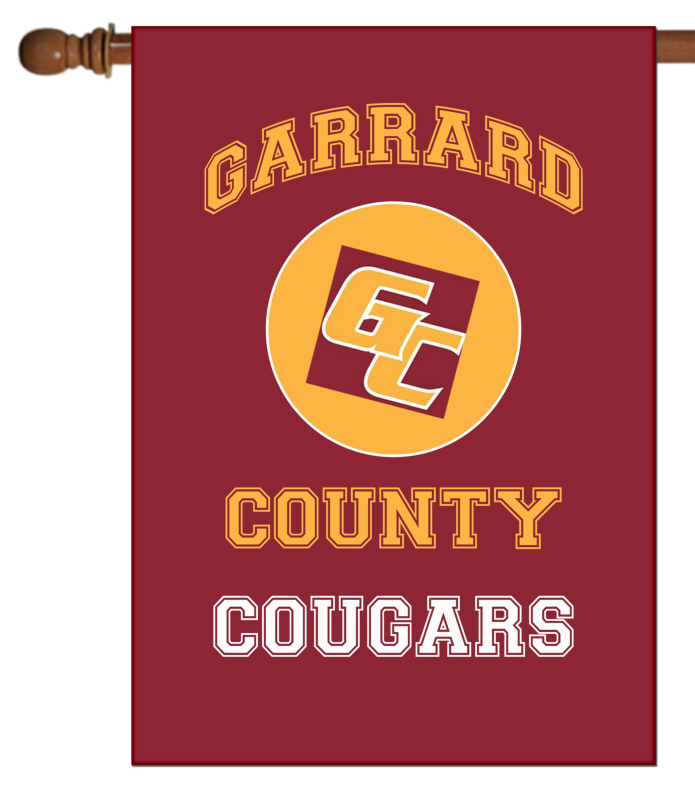 Garrard County Cougars House Flag 1 - Custom Printed Flags | Flagology.com