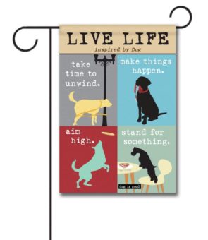 Buy: Life Inspired – Garden Flag Inspirational Flagology.com