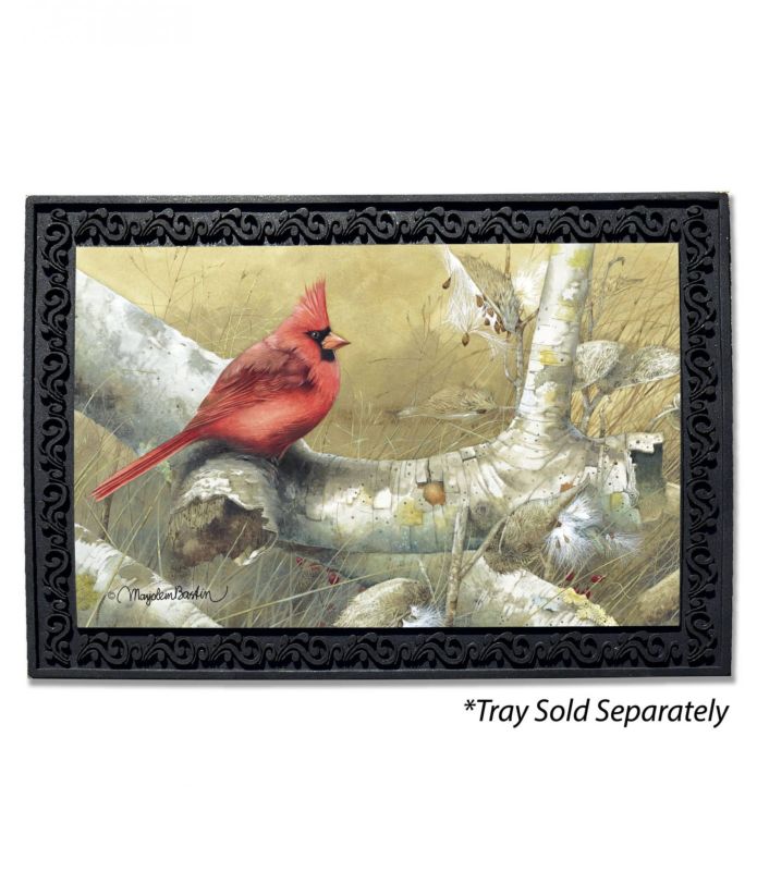 Buy: Cardinal in the Fall Doormat Fall Art Cardinal Flagology.com