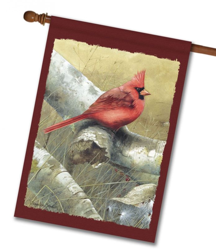 Buy: Cardinal in the Fall Doormat Fall Art Cardinal Flagology.com