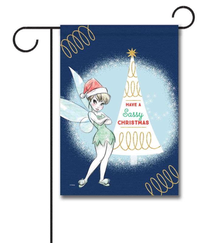 Buy: Have a Sassy Christmas Tinker Bell – Garden Flag Flagology.com