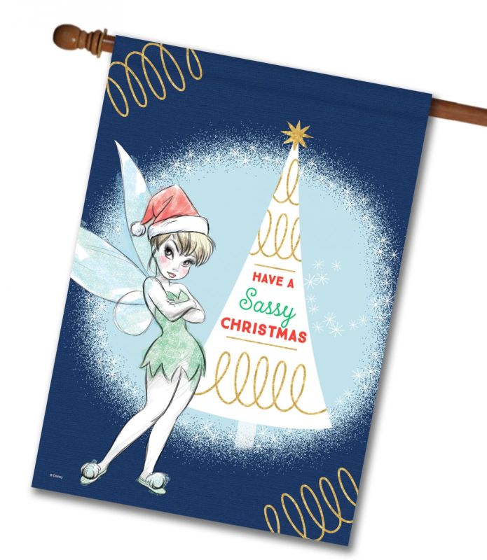 Buy: Have a Sassy Christmas Tinker Bell – House Flag Flagology.com