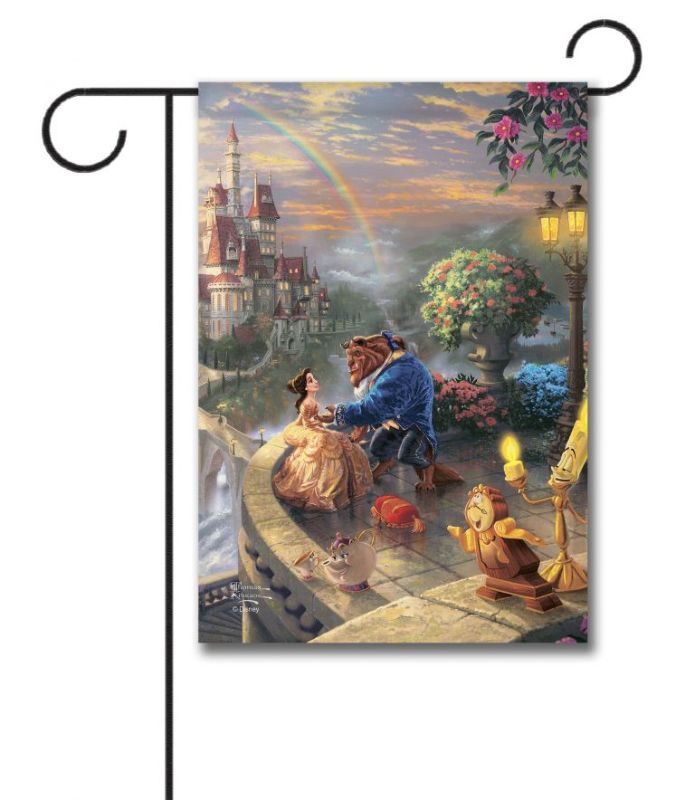 Buy: Lady and the Tramp – Garden Flag Spring Flagology.com