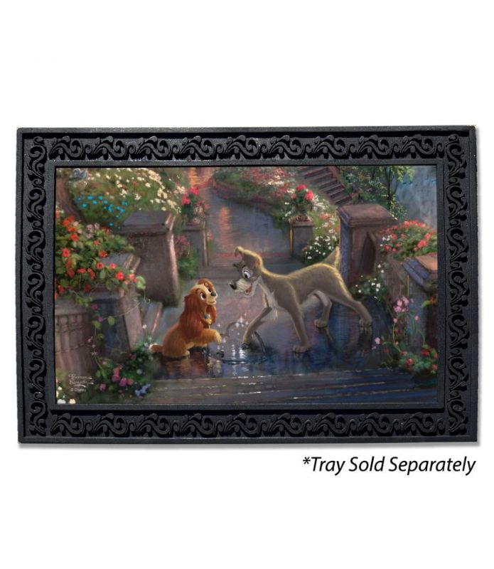 Buy: Lady And The Tramp Doormat Spring All Disney Flagology.com