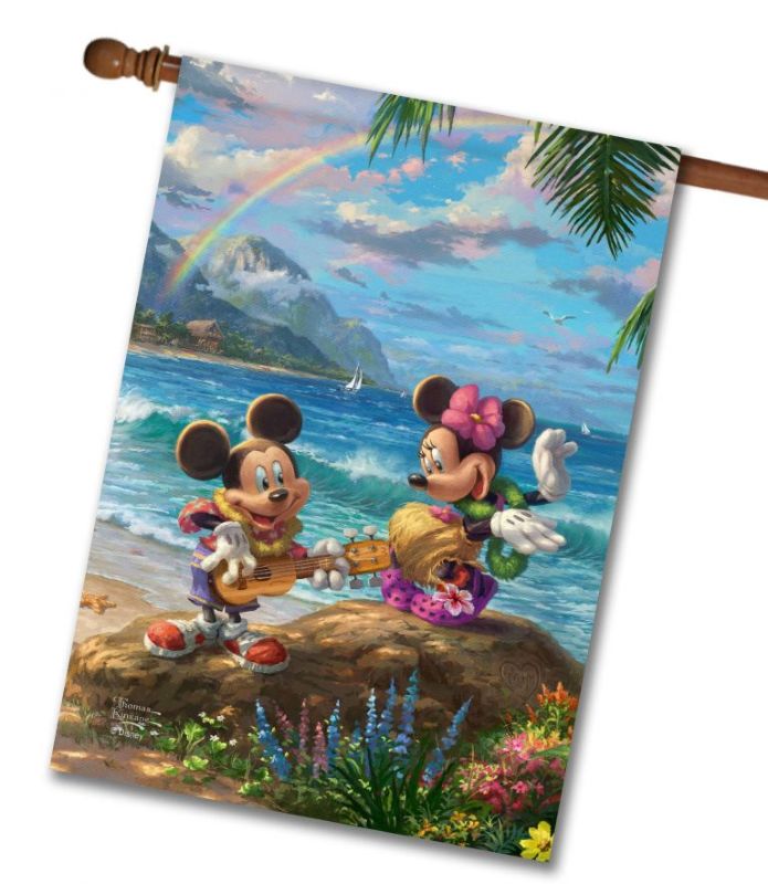 Buy: Mickey and Minnie Hawaii Doormat Summer All Disney Flagology.com