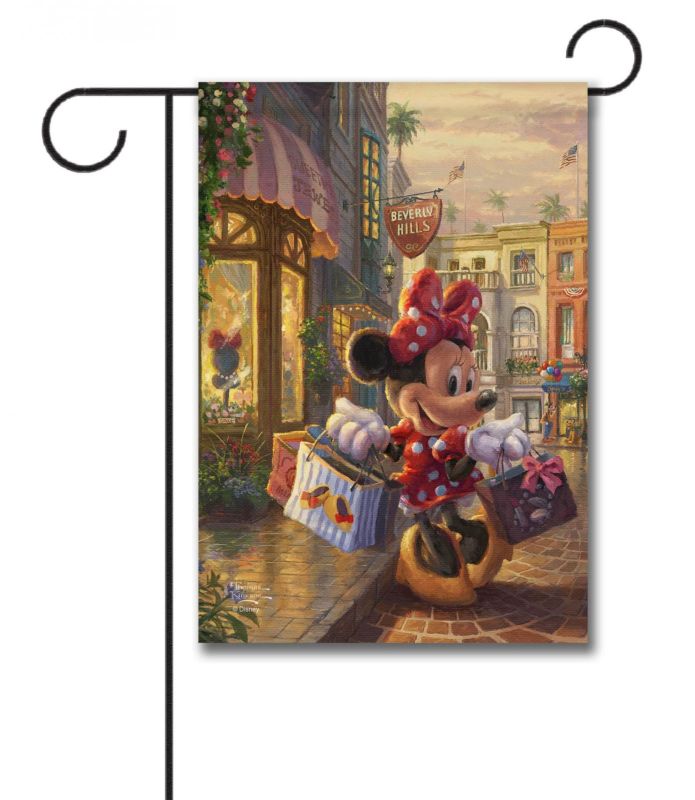 Buy: Minnie Rocks the Dots on Rodeo Drive – Garden Flag Flagology.com