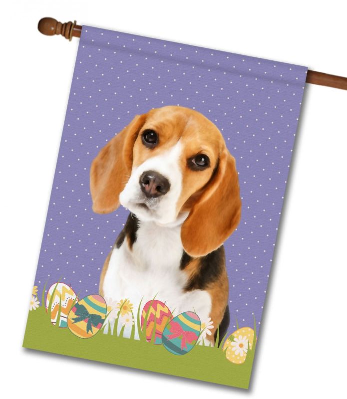 Buy: Easter Beagle III – House Flag Easter Beagle Flagology.com