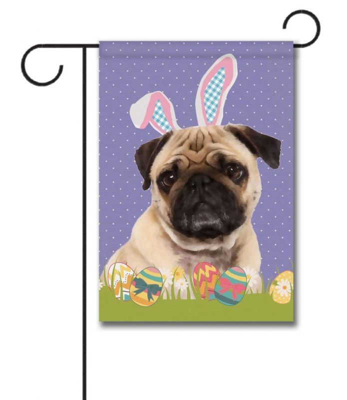 Buy: Easter Miniature Schnauzer – Garden Flag Dog Flagology.com