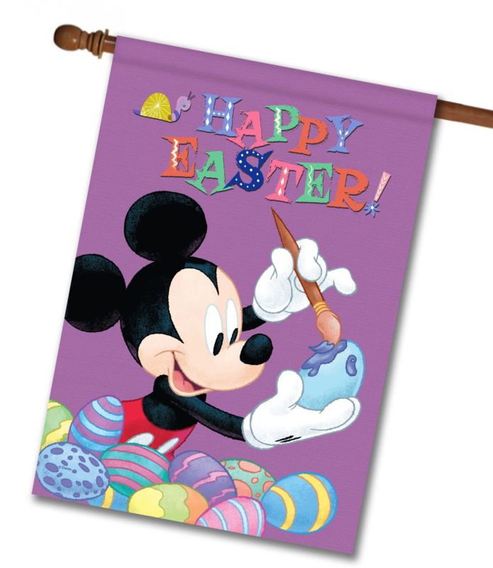 Buy: Happy Easter Mickey & Minnie – House Flag Flagology.com