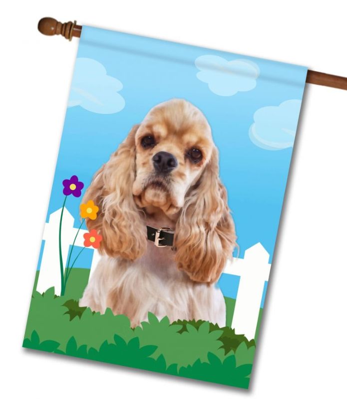 Cocker Spaniel Archives - Custom Printed Flags | Flagology.com