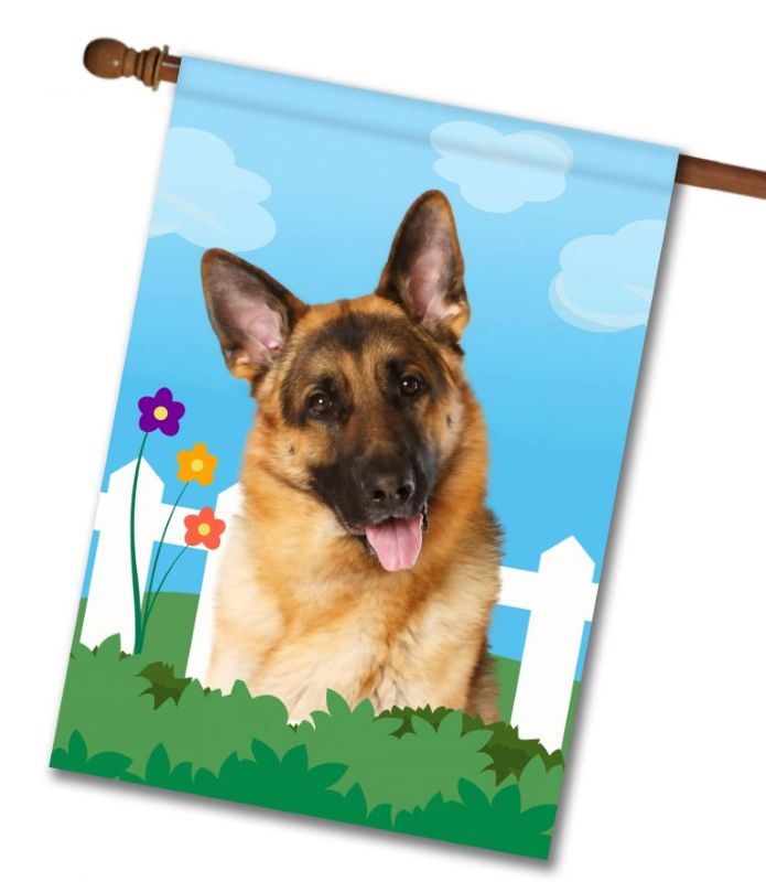 German Shepherd Archives - Custom Printed Flags | Flagology.com