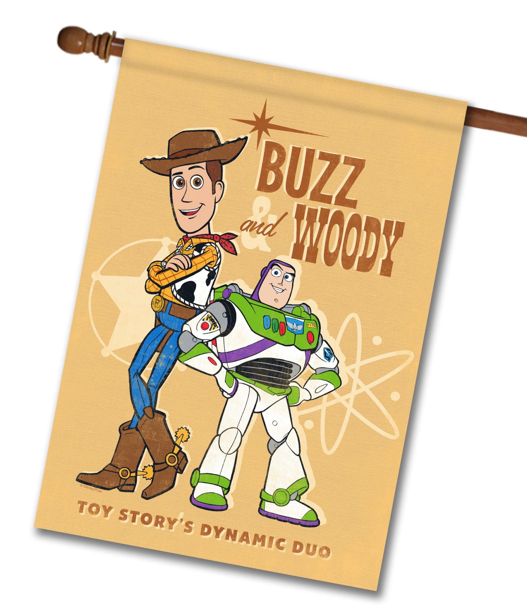 Buy: Buzz & Woody Dynamic Duo – House Flag Flagology.com