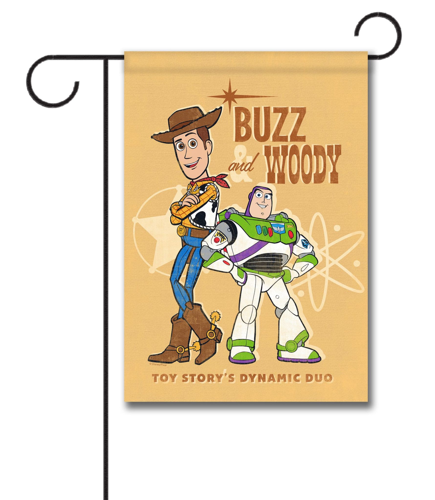 Buy: Buzz & Woody Dynamic Duo – Garden Flag Flagology.com