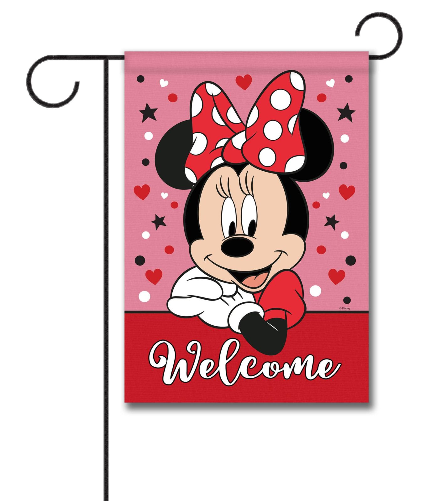 Buy: Minnie Mouse Welcome – Garden Flag Everyday Flagology.com