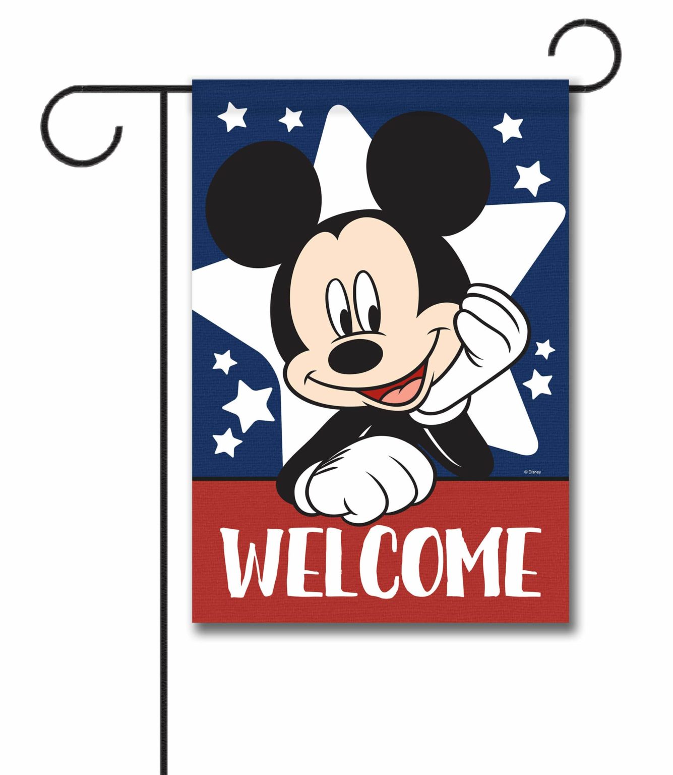 Buy: Mickey Mouse Welcome – House Flag Patriotic Flagology.com