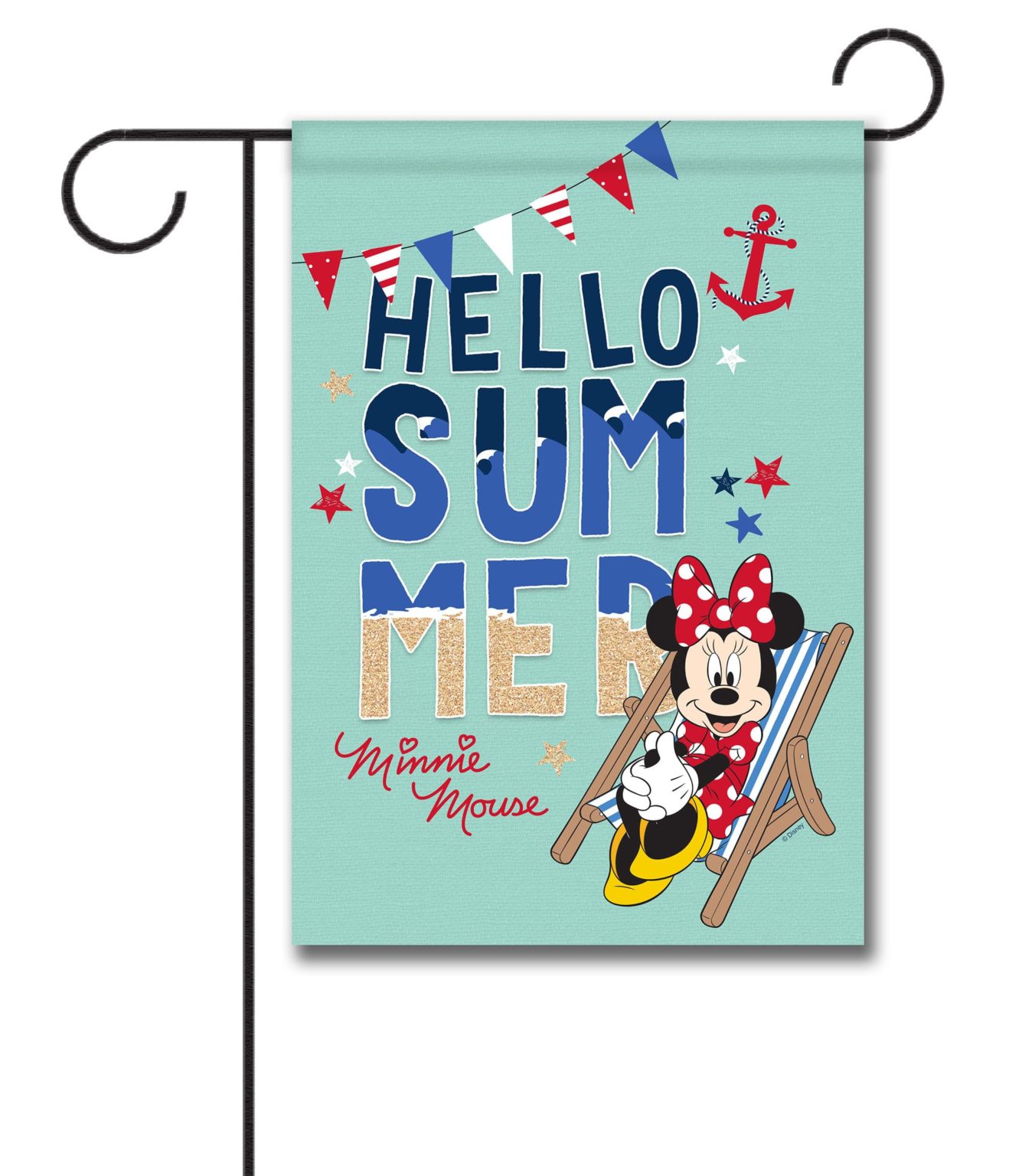 Buy: Hello Summer Minnie – Garden Flag Summer Flagology.com