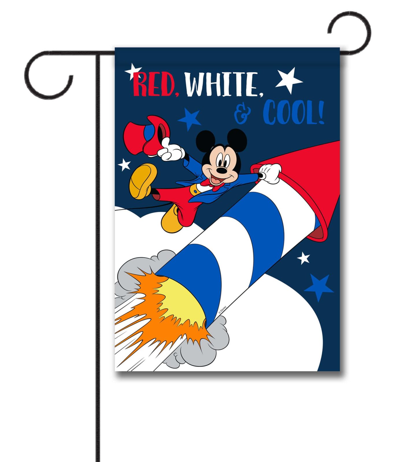 Buy: Red, White & Cool Mickey – Garden Flag Flagology.com