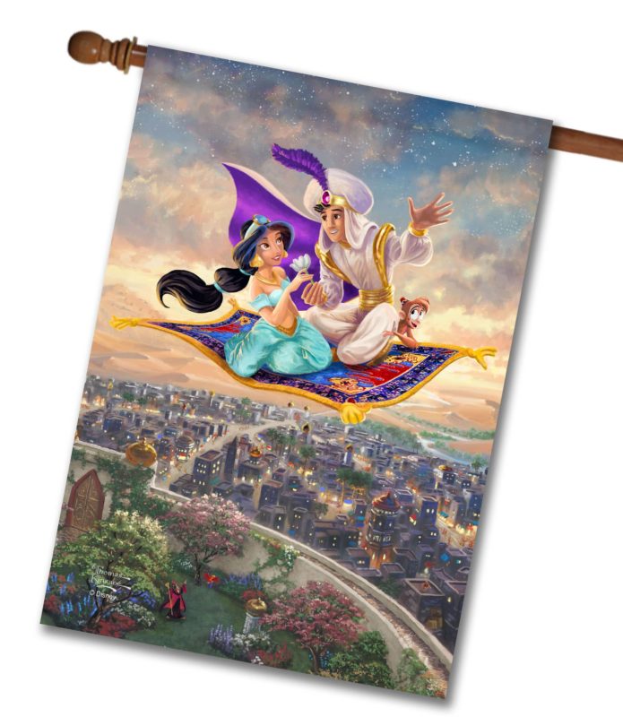 Buy: Aladdin – House Flag Spring All Disney Flagology.com