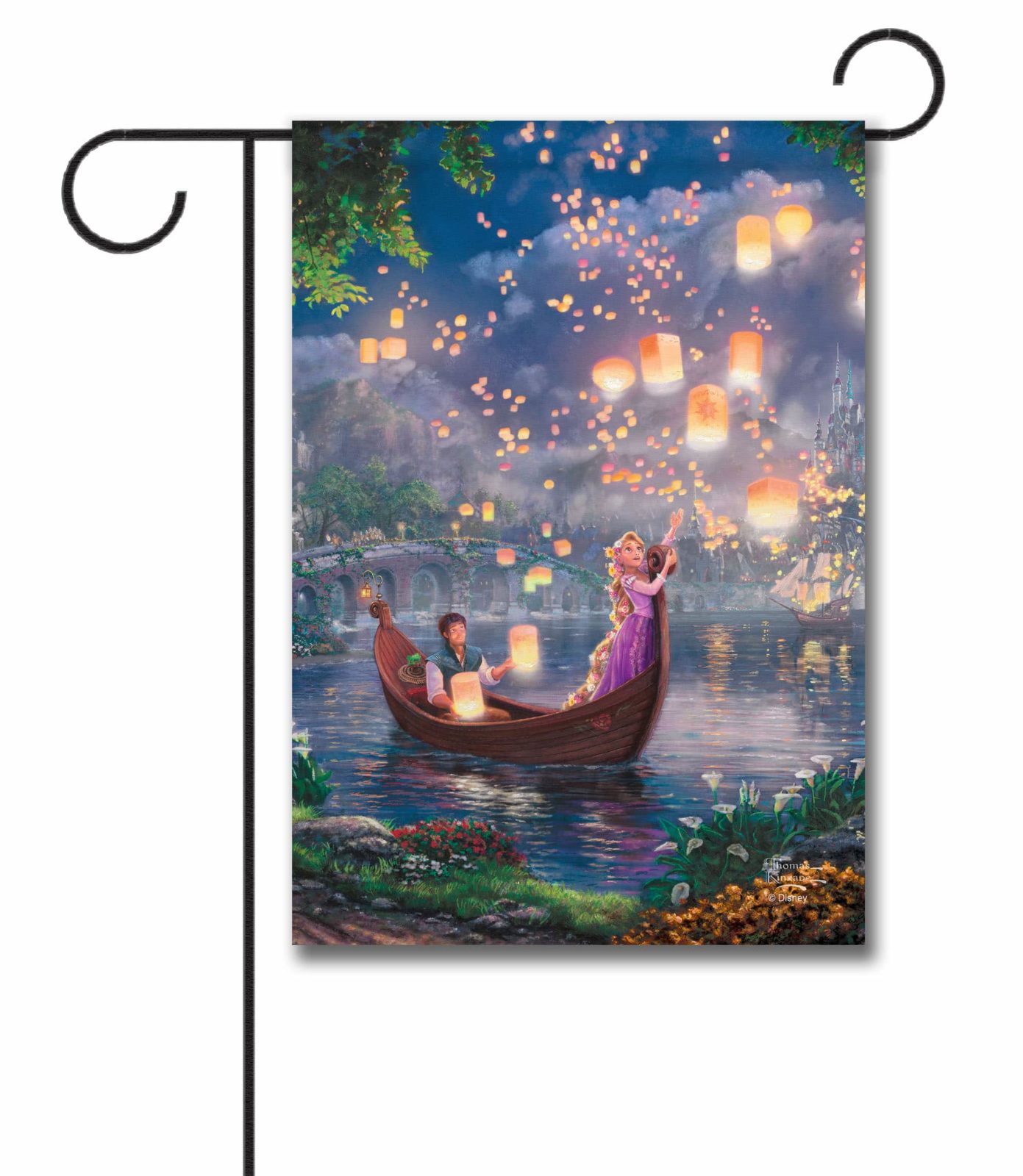 Buy: Tangled – Garden Flag Spring Summer Disney Flagology.com