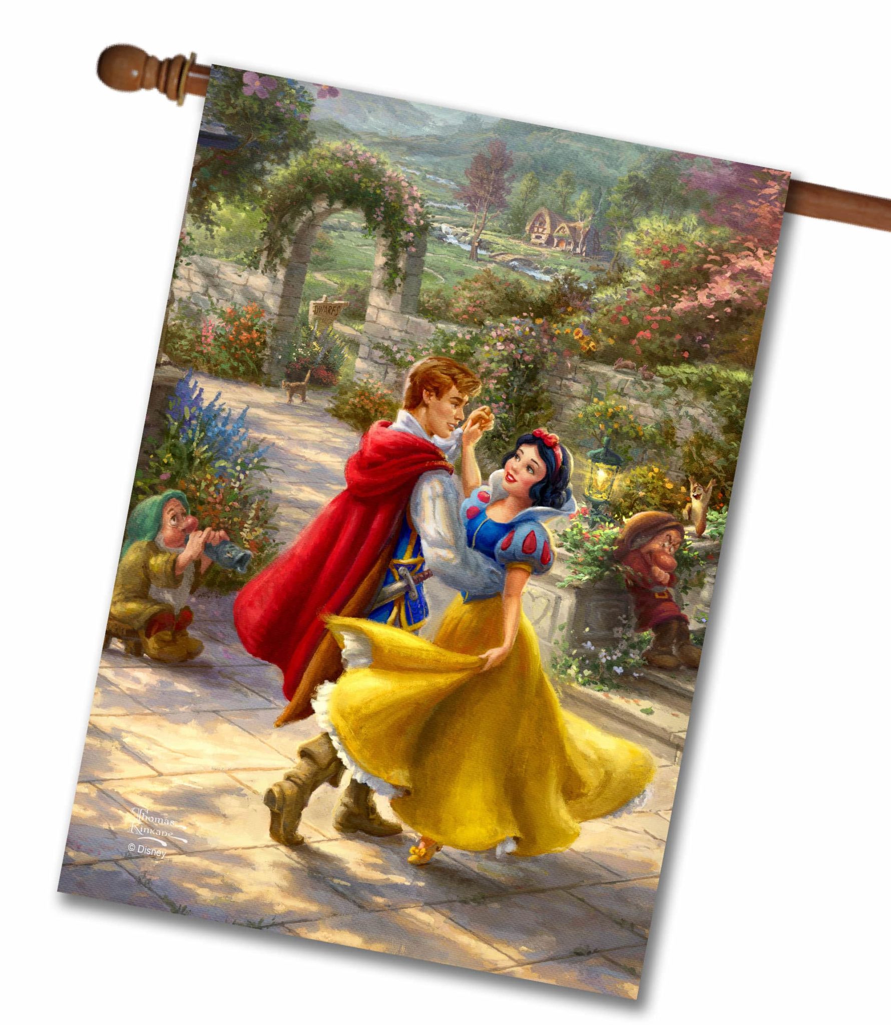 Buy: Snow White Dancing in the Sunlight – House Flag Flagology.com