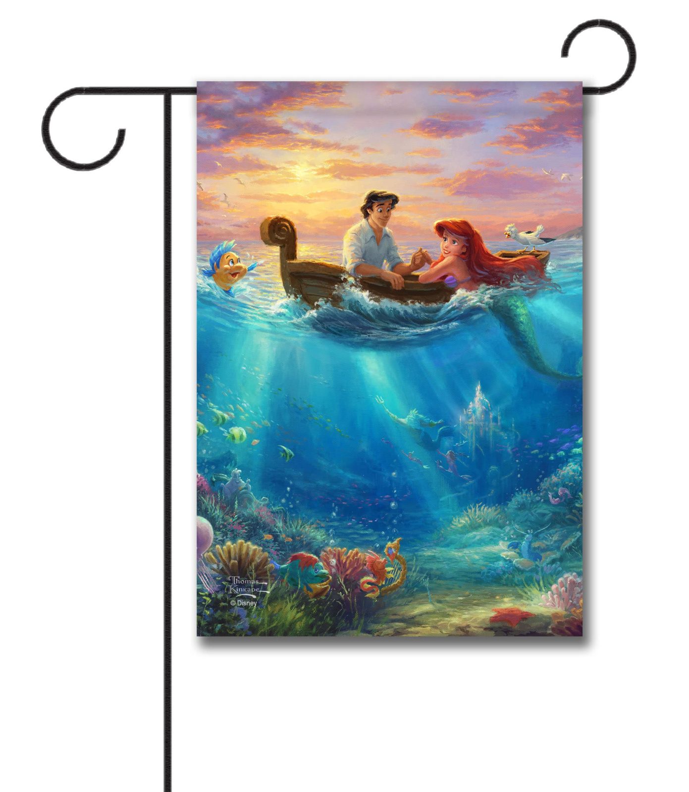Buy: Little Mermaid Falling in Love – Garden Flag Flagology.com