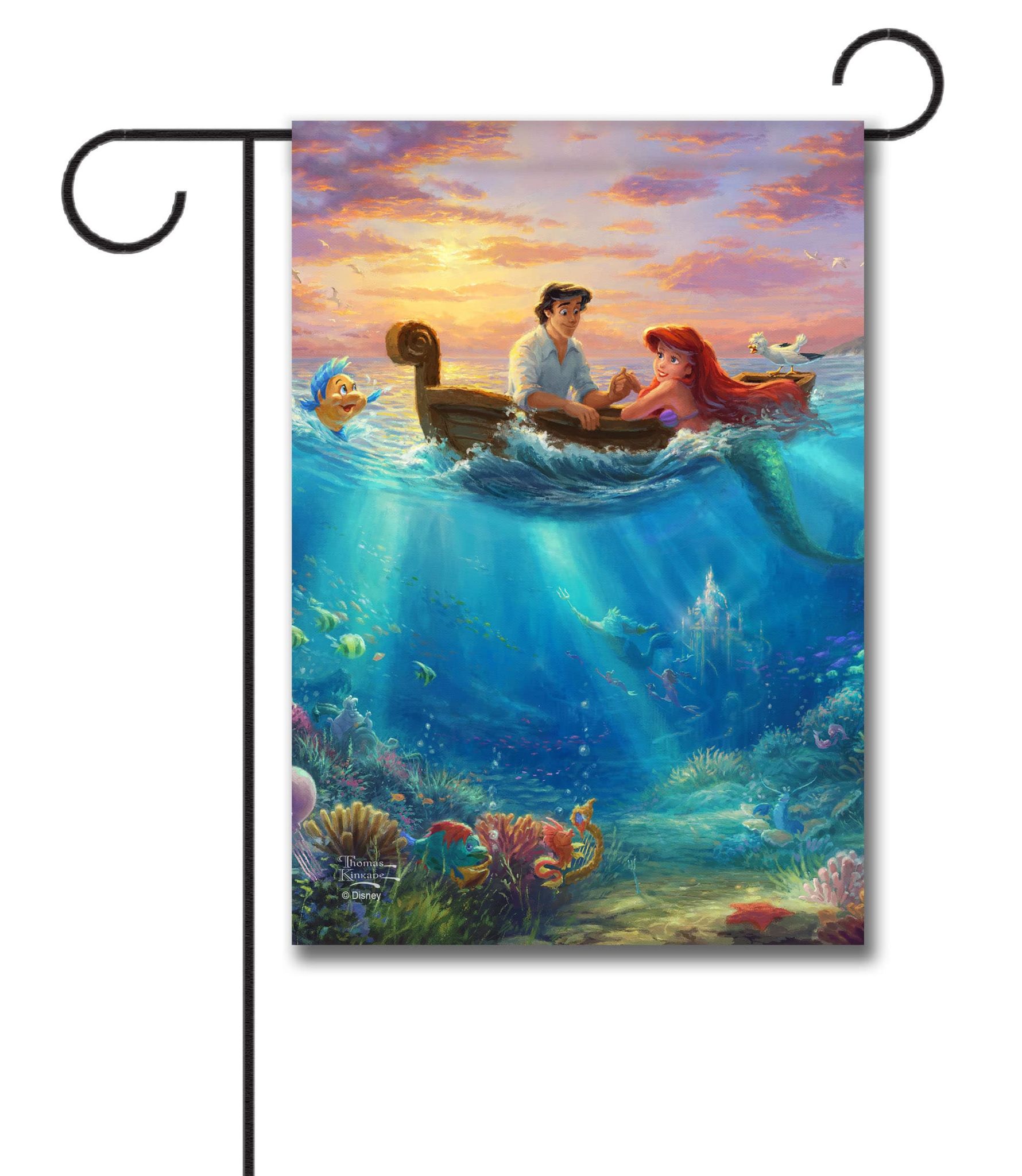 Buy: Little Mermaid Falling in Love – Garden Flag Flagology.com