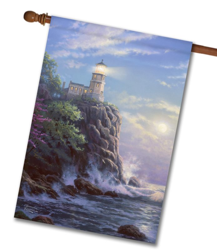 Buy: Split Rock Light – House Flag Summer Art Flagology.com