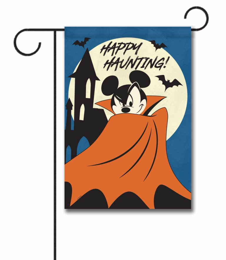 Buy: Happy Haunting Mickey – Garden Flag Disney Flagology.com