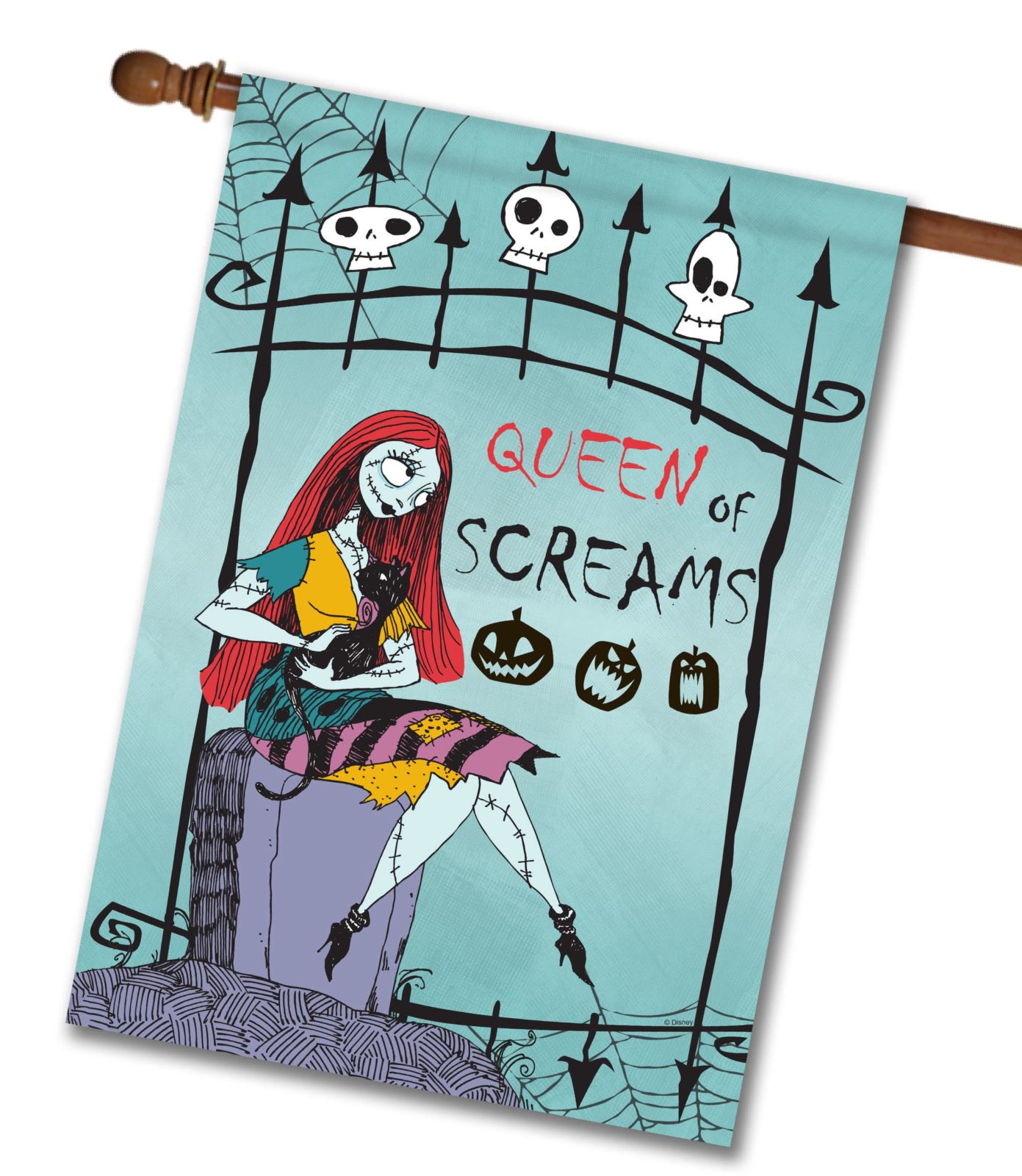 Buy: Nightmare Before Christmas Jack & Sally Art Flagology.com