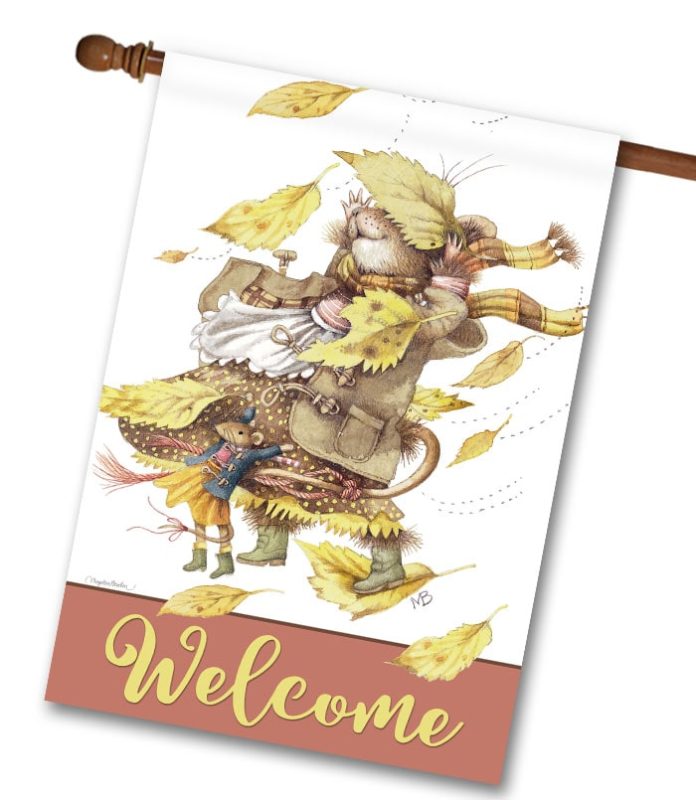 Buy: Fall Blue Jays – Garden Flag Fall Art Bird Flagology.com
