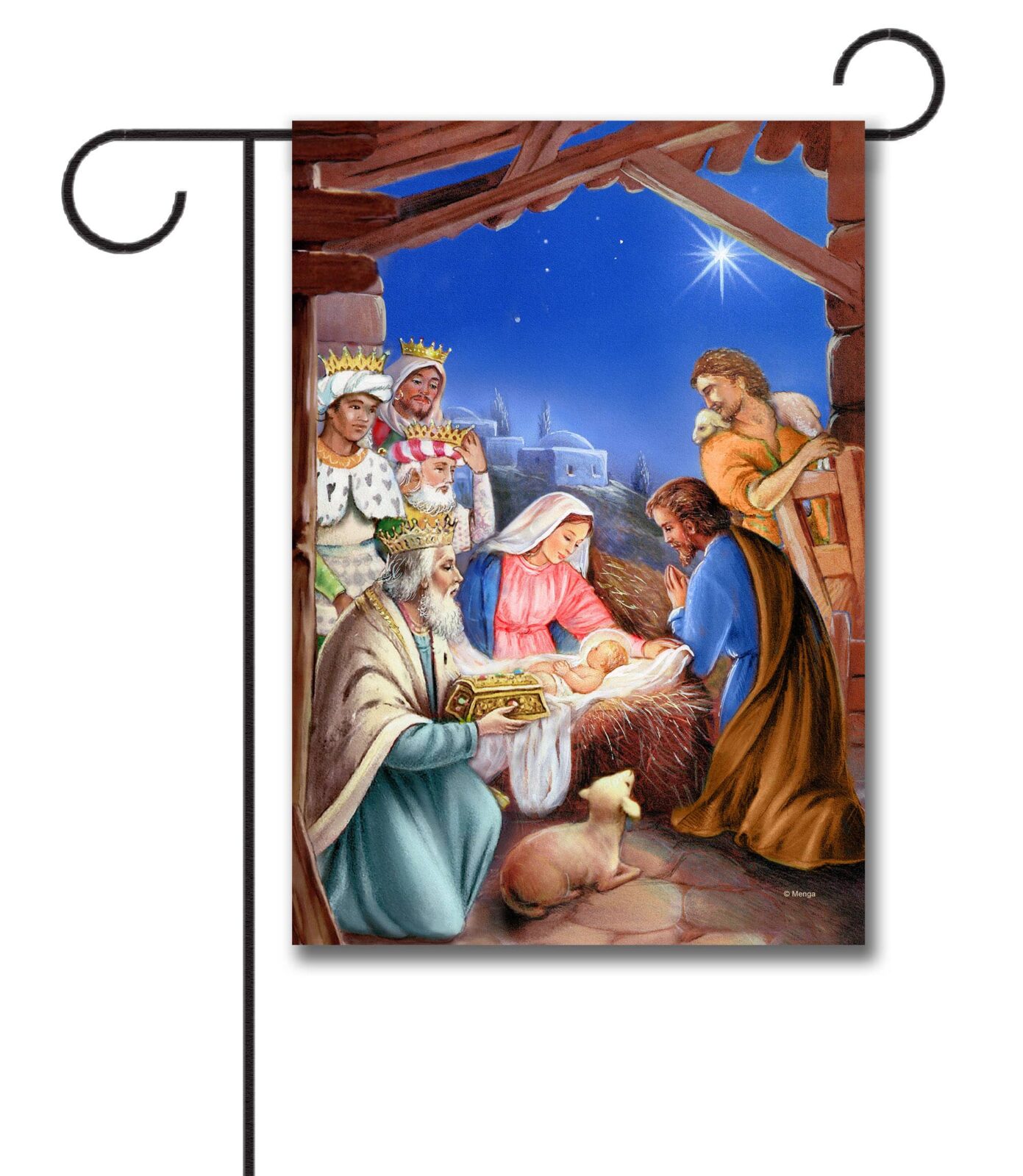 Buy: Christmas Nativity – Garden Flag Christmas Flagology.com