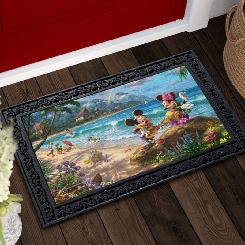 Buy: Mickey and Minnie Hawaii Doormat Summer All Disney Flagology.com