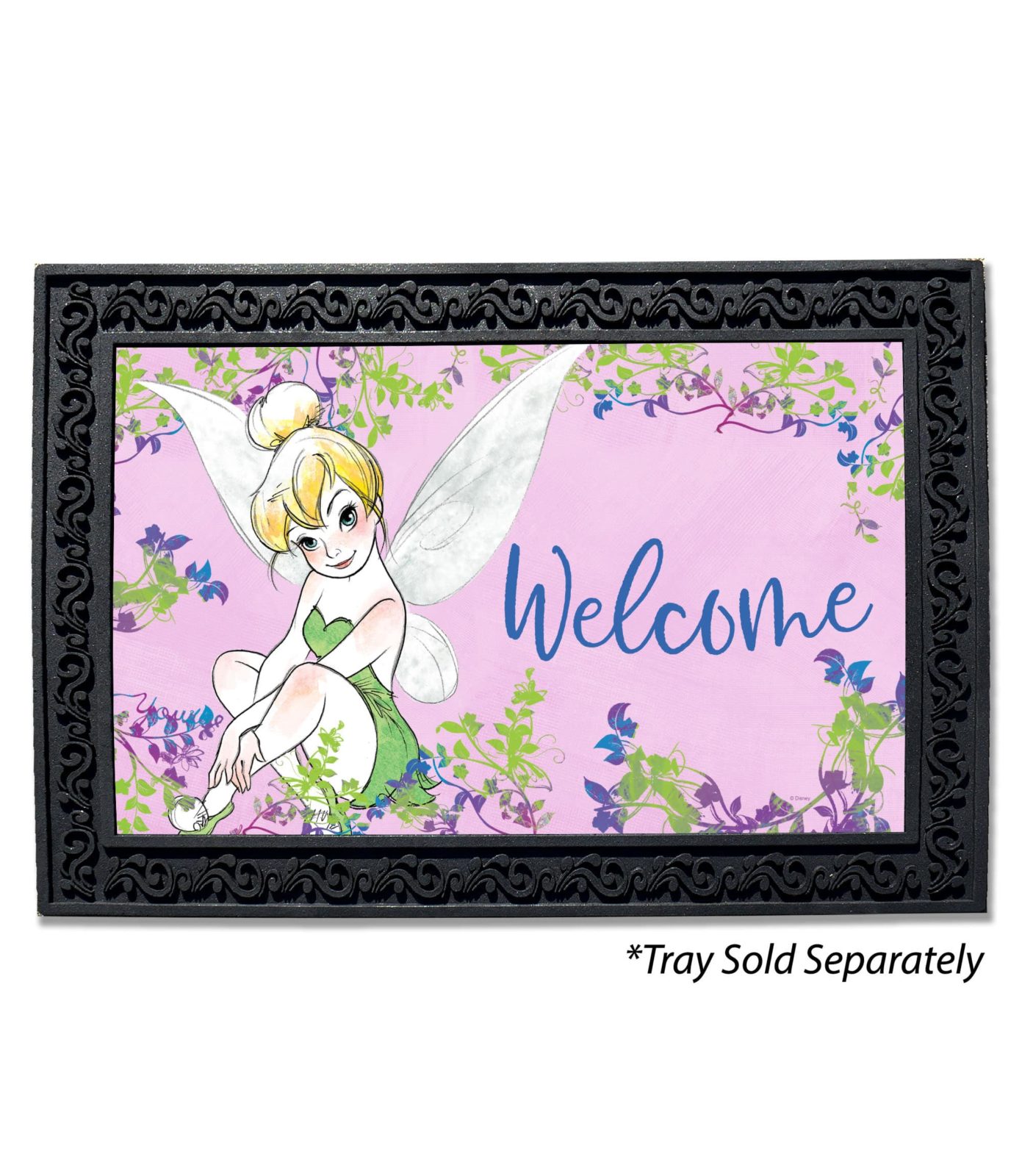 Buy: Tinker Bell Welcome Spring Vines Doormat Spring Flagology.com
