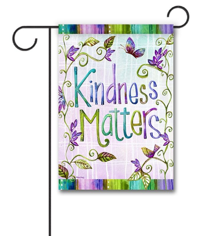 Buy: Kindness Matters Vines – Garden Flag Spring Flagology.com