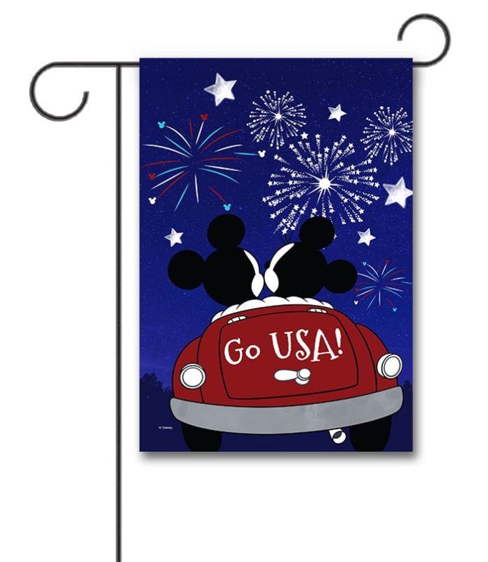 Buy: Mickey and Minnie Fireworks – Garden Flag Flagology.com