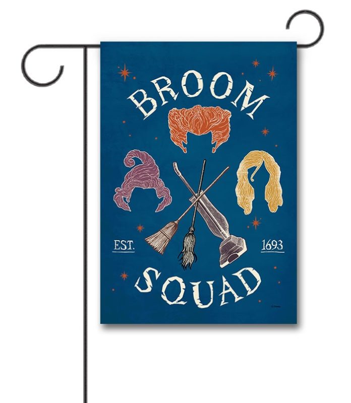 Buy: Broom Squad – Garden Flag Halloween Disney Flagology.com