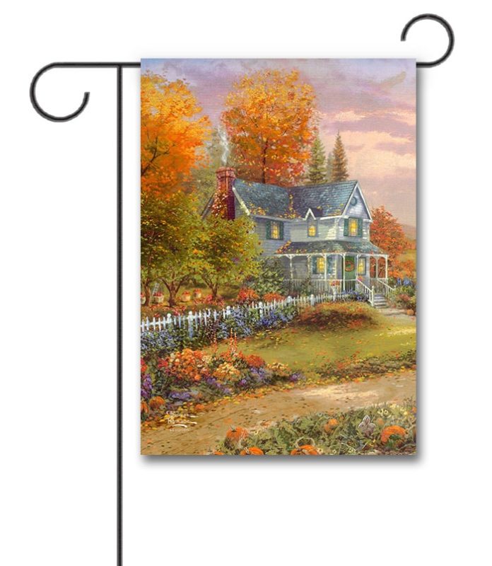 Buy: Autumn at Apple Hill I – Garden Flag Fall Flagology.com