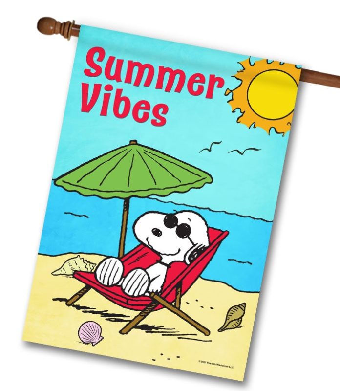 Buy: PEANUTS® Summer Beach Vibes – House Flag Flagology.com