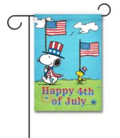 Buy: PEANUTS® Flag Parade – Garden Flag Snoopy Flagology.com