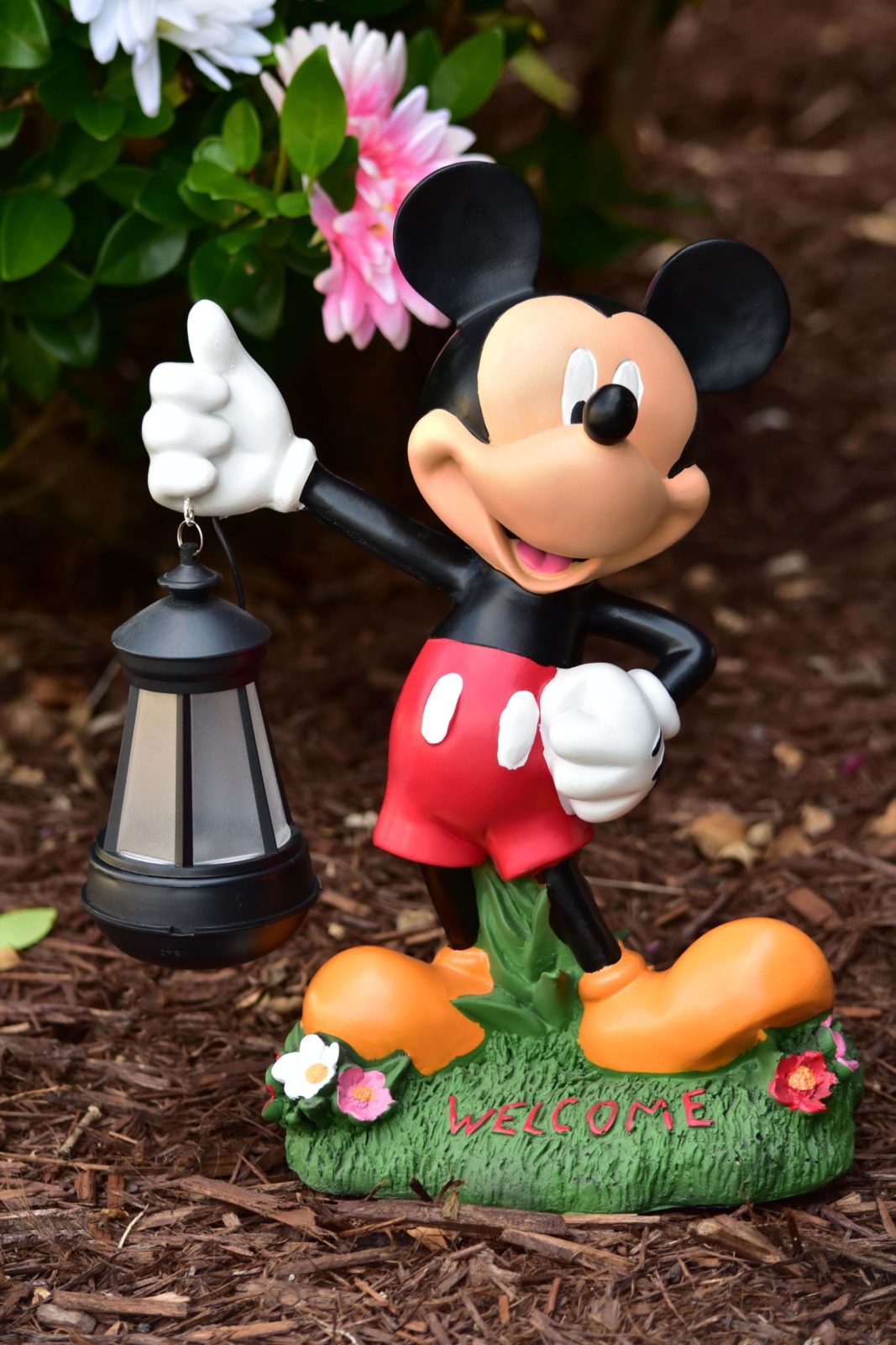 Buy: Mickey Mouse 12.5″ Solar Lantern Spring Flagology.com