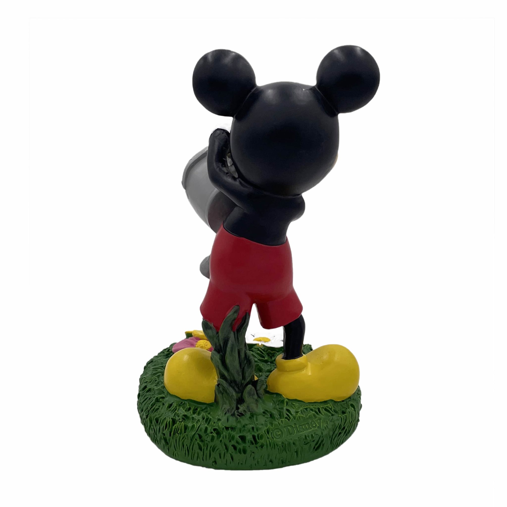 Buy: Mickey Watering Flowers 8″ Statue Spring Flagology.com