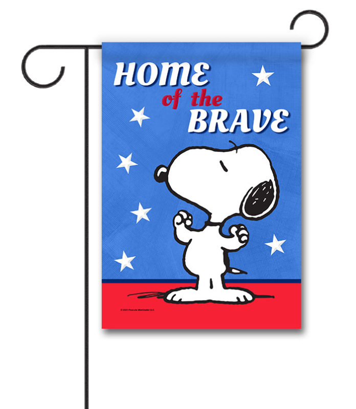 Buy: PEANUTS® Welcome Friends Snoopy & Woodstock – Garden Flag ...
