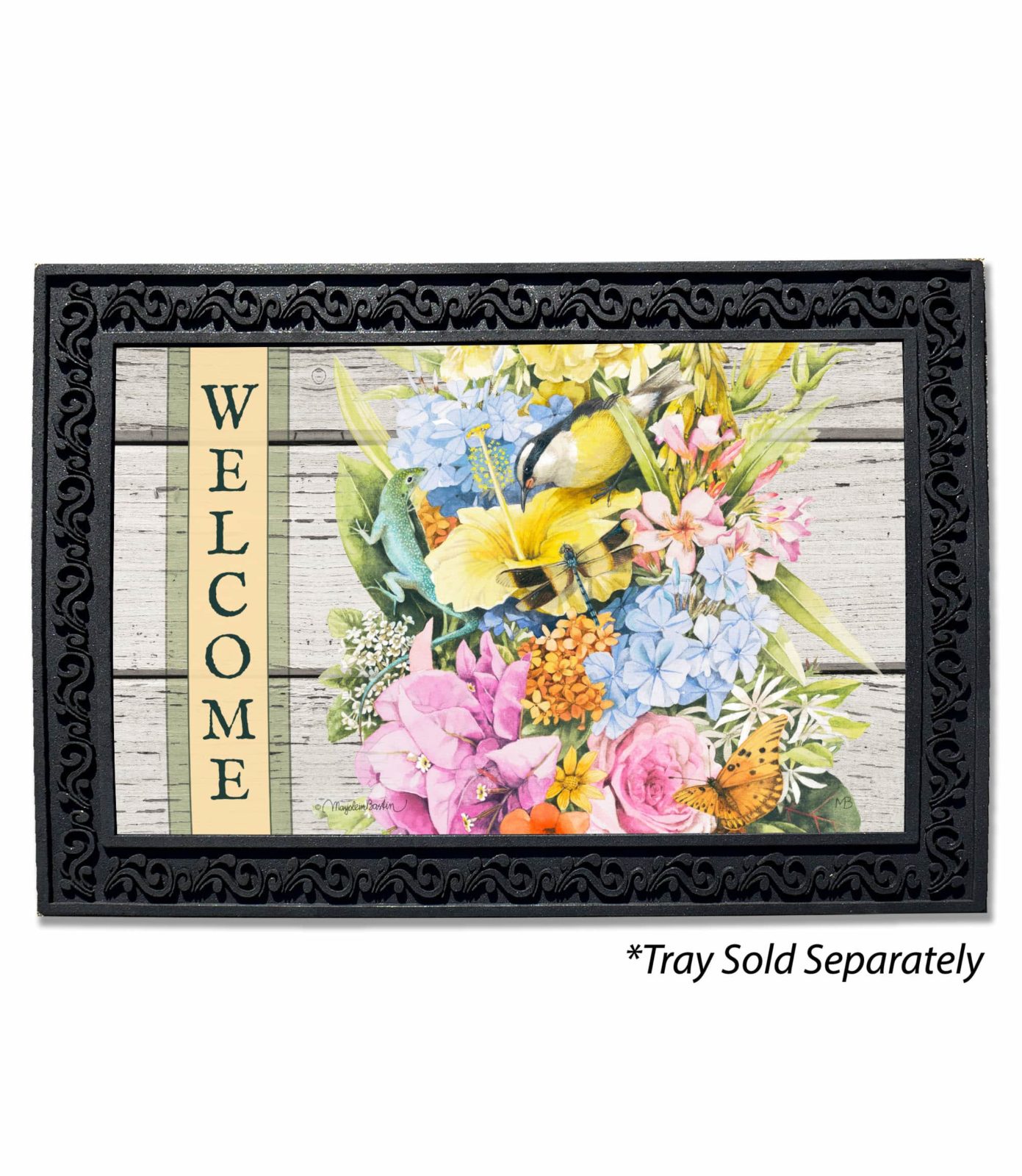 Buy: Spring Bouquet Doormat Spring Art Bird Doormat Flagology.com