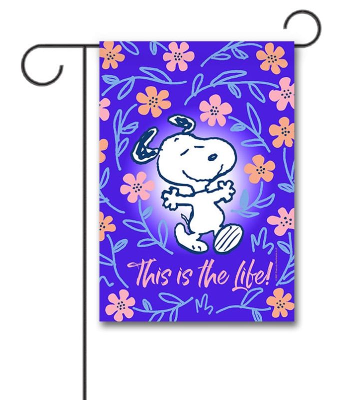 Buy: PEANUTS® Welcome Friends Snoopy & Woodstock – Garden Flag ...