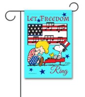 Buy: PEANUTS® Welcome Friends Snoopy & Woodstock – House Flag Flagology.com