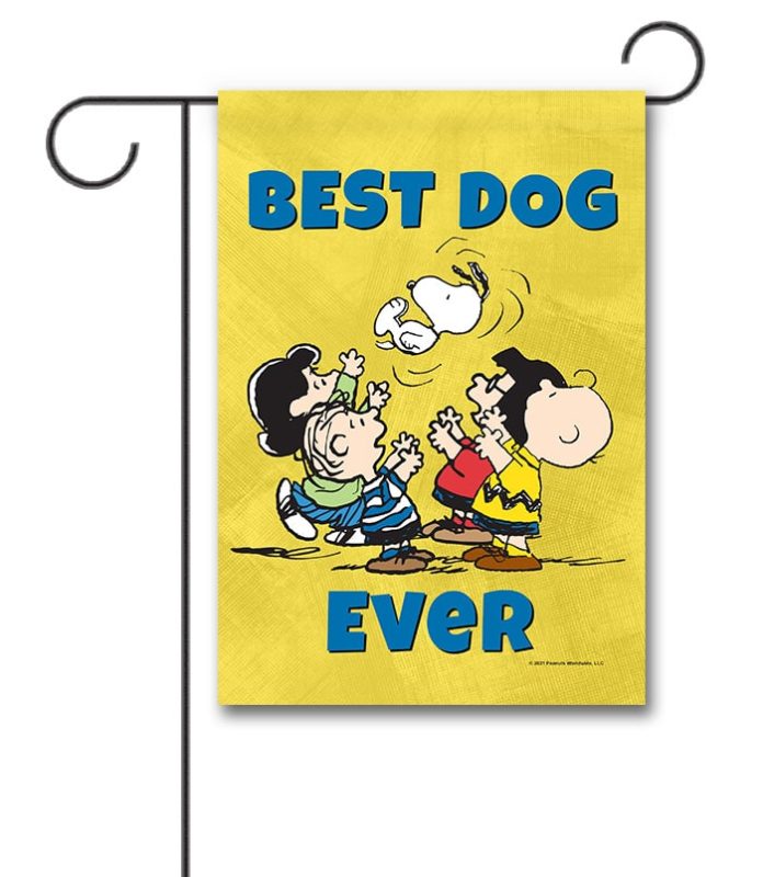 Buy: PEANUTS® Hip Hop Hooray Snoopy – Garden Flag Flagology.com