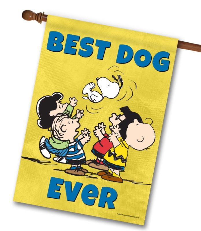 Buy: PEANUTS® Hip Hop Hooray Snoopy – House Flag Flagology.com