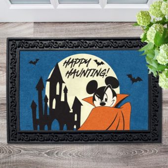 Buy: Happy Haunting Mickey Doormat Halloween All Disney Flagology.com