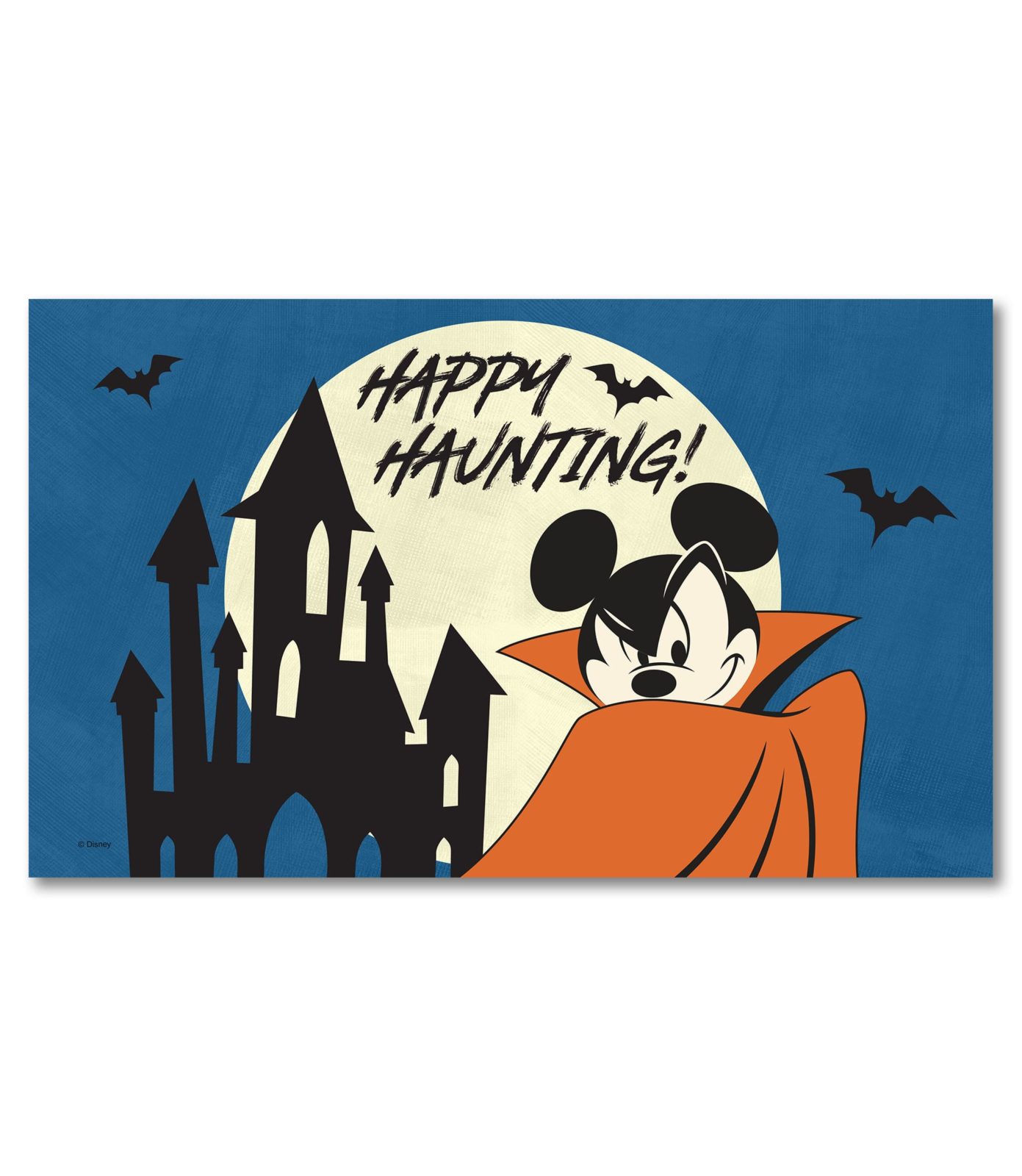 Buy: Happy Haunting Mickey Doormat Halloween All Disney Flagology.com