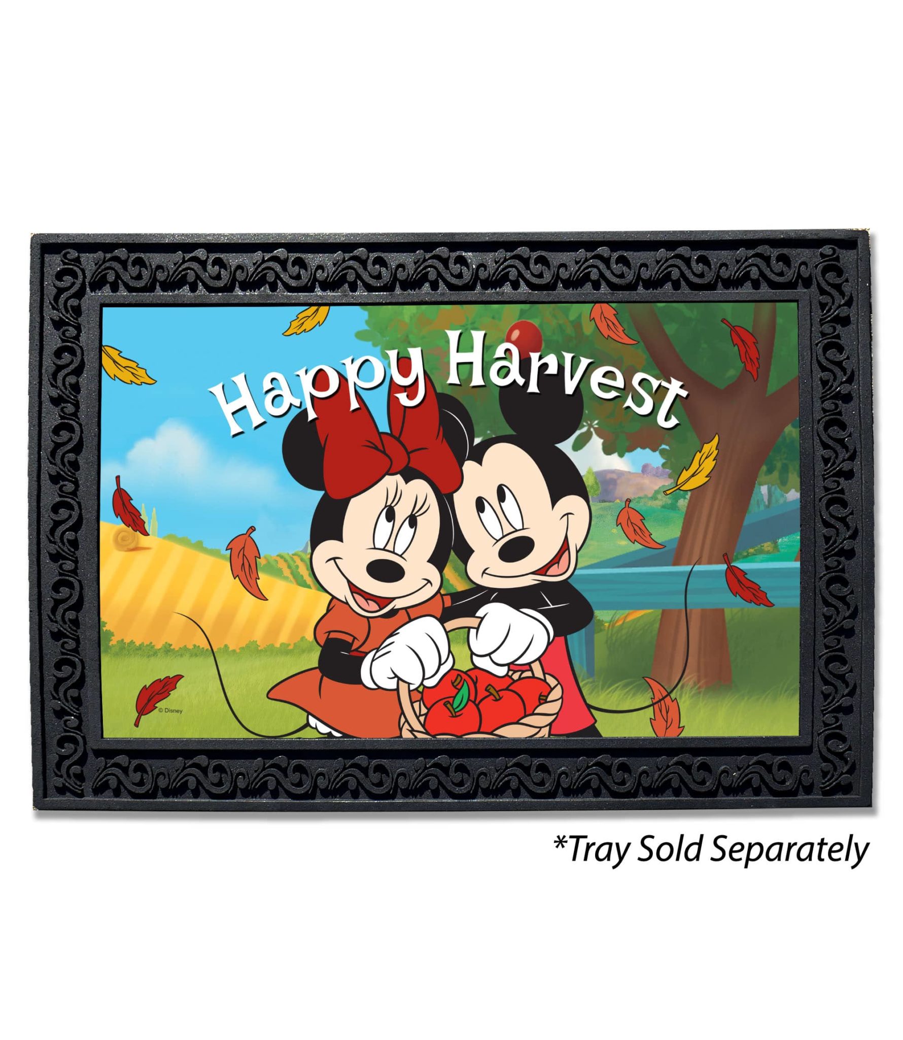 Buy: Mickey and Minnie Happy Harvest Doormat Fall Flagology.com